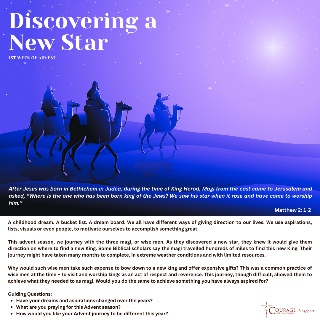 2023 Advent Reflections – Courage Singapore